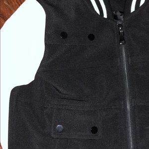 Hannah Banana | Jackets & Coats | Peace Sign Studded Bomber Jacket ...